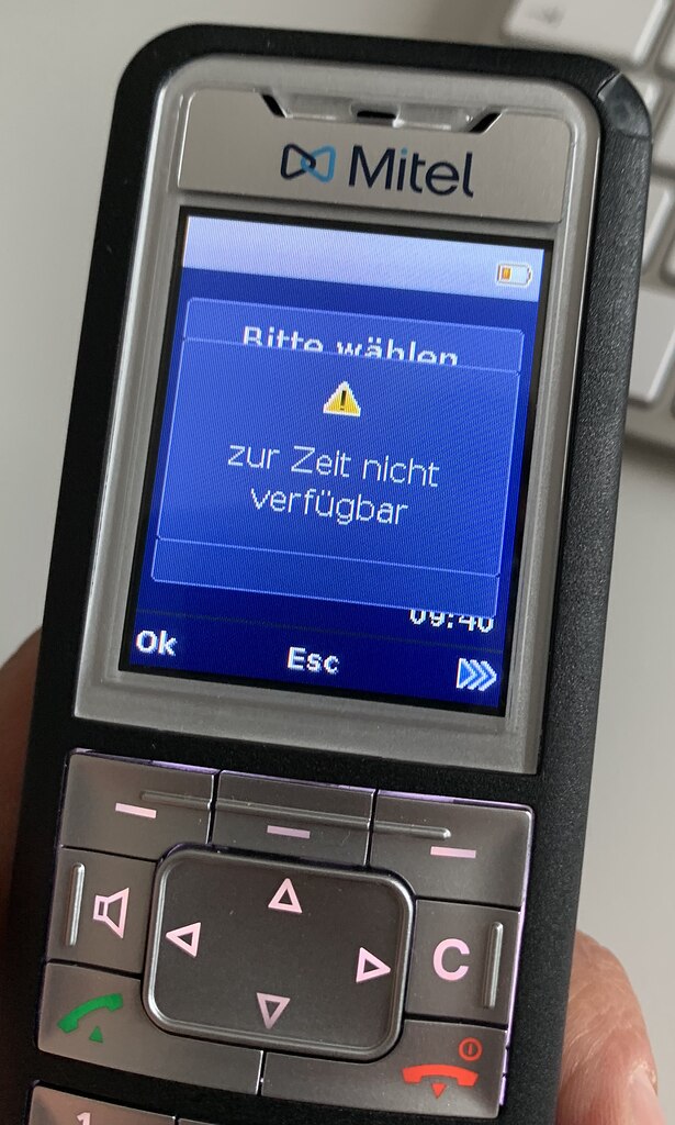 Mitel RFP 45 "zur Zeit nicht verfügbar" - Support - pascom Forum